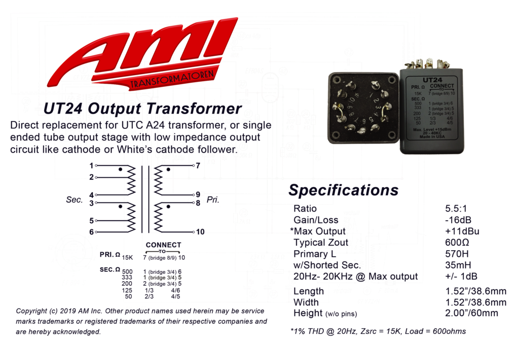 UT24 Transformer - Tab-Funkenwerk